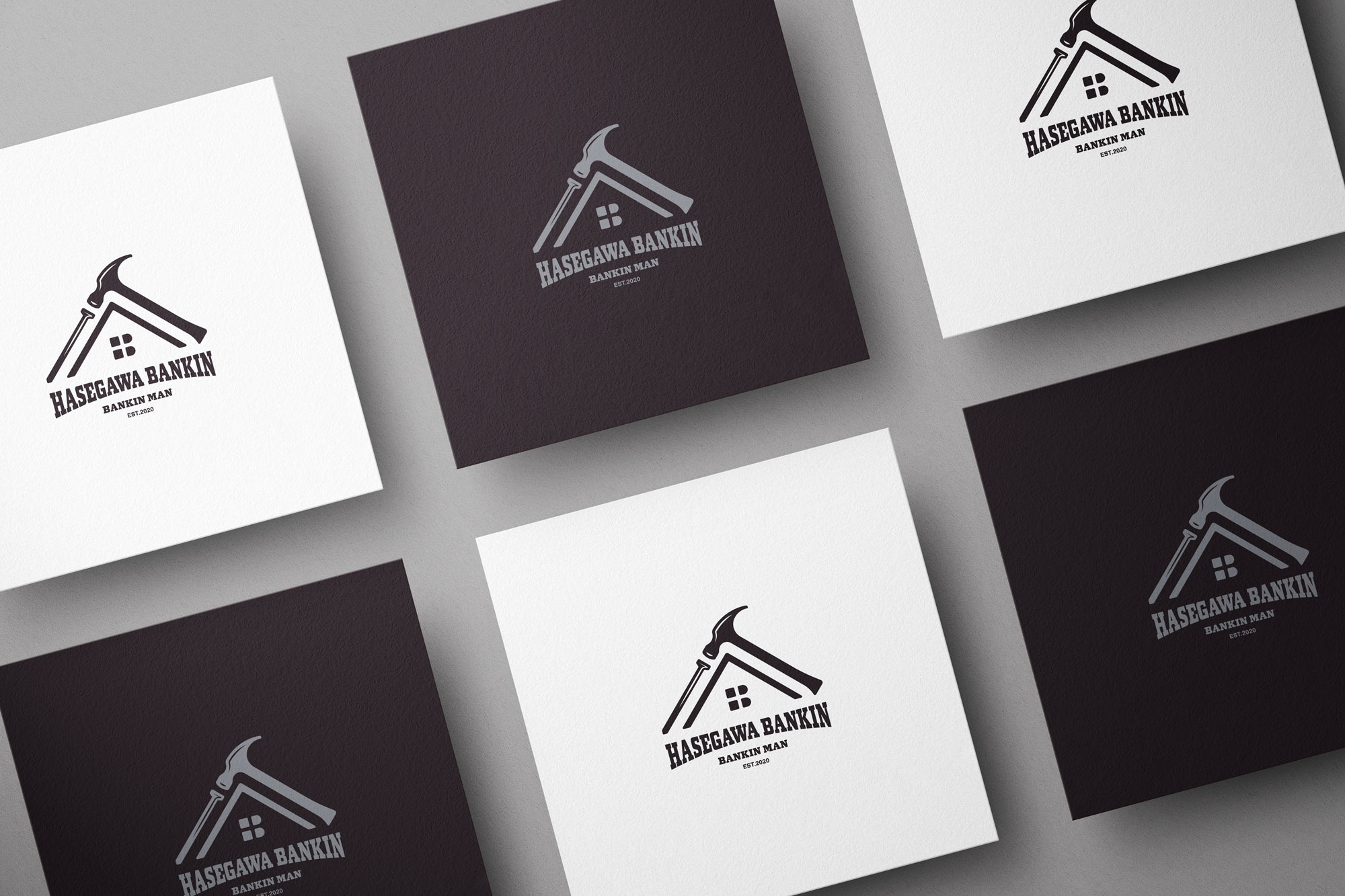 はせがわ板金様 ロゴデザイン - WATONAND｜青森県弘前市グラフィック・Webデザイン制作